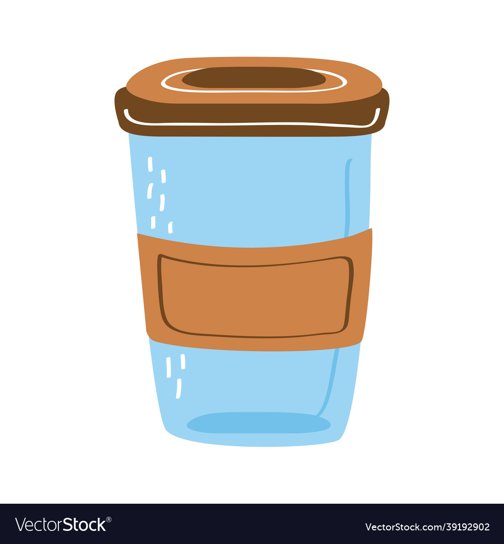 Reusable container transparent Royalty Free Vector Image