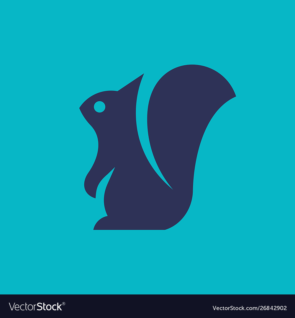 Squirrel logo Royalty Free Vector Image - VectorStock