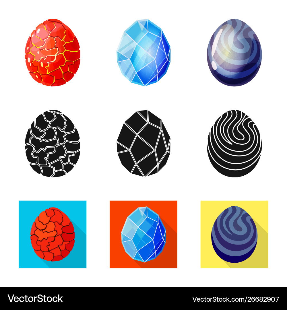 Animal and prehistoric logo Royalty Free Vector Image