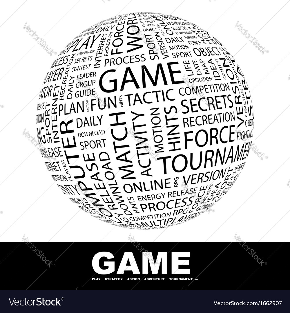 Game Royalty Free Vector Image - VectorStock