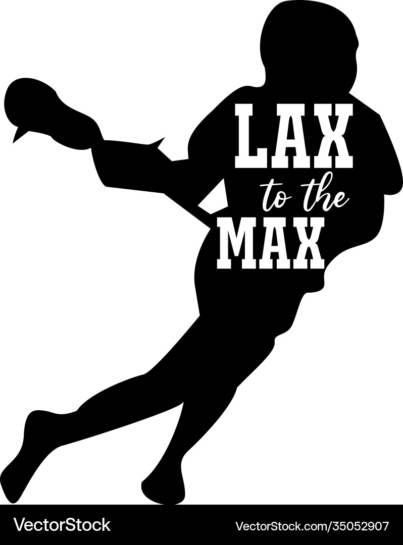 Lax to max on white background Royalty Free Vector Image