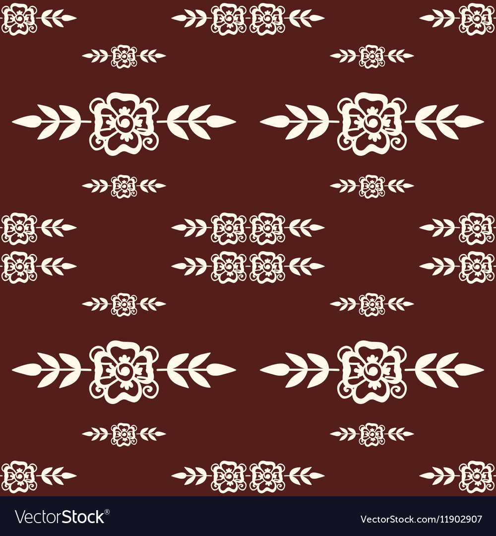 Mehendi pattern Royalty Free Vector Image - VectorStock