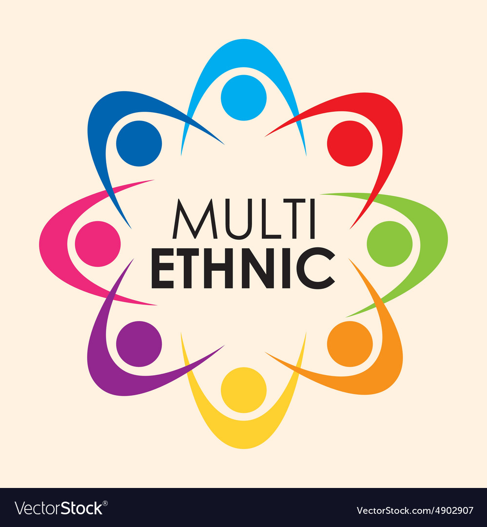 Multiethnic diversity Royalty Free Vector Image