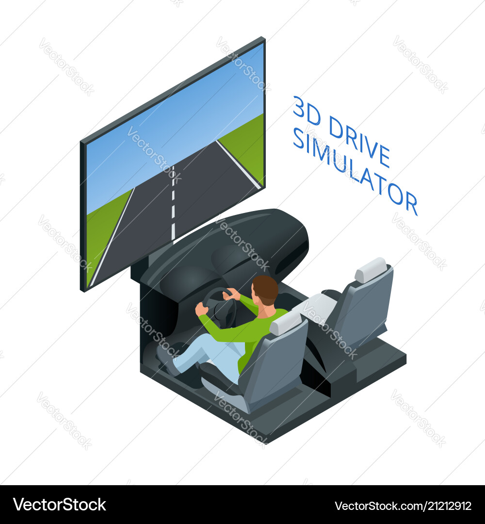 Design concept driving school or learning to drive