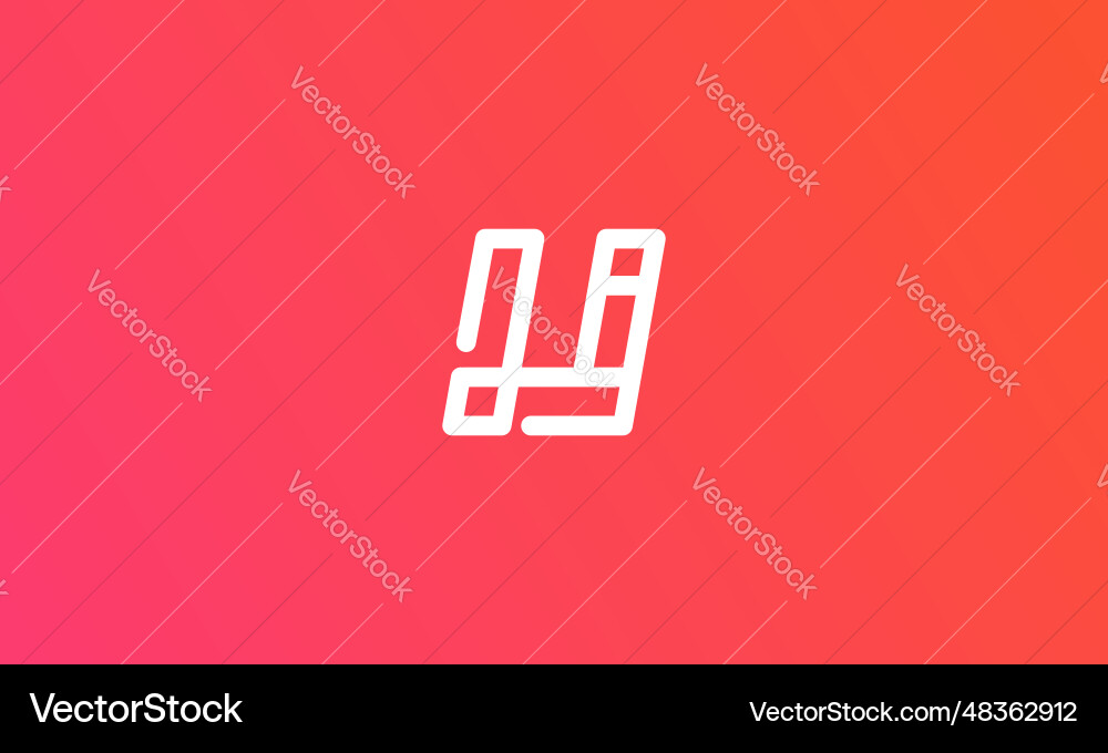 Letter li logo design clean and modern Royalty Free Vector