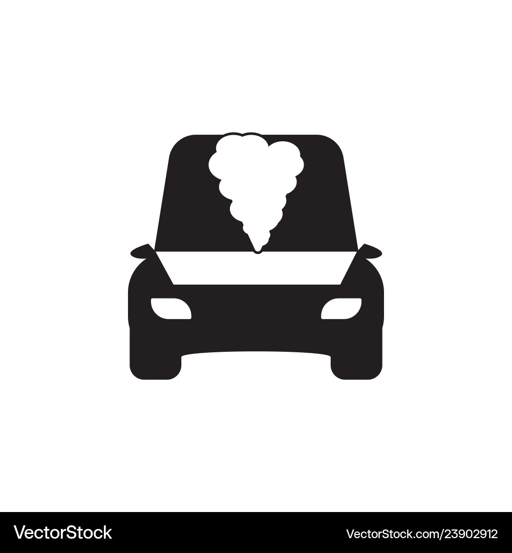 Open hood car icon Royalty Free Vector Image - VectorStock