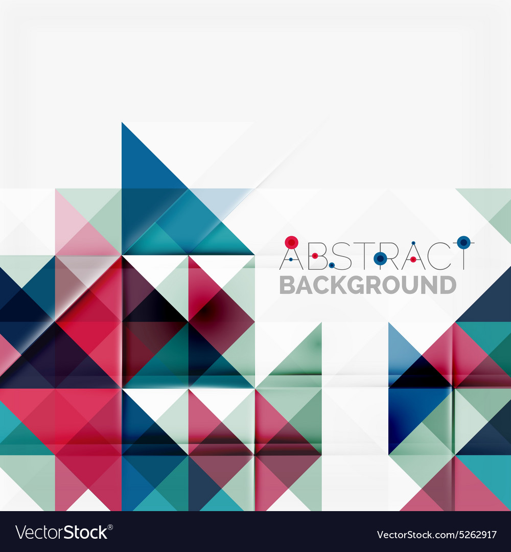Abstract geometric background modern overlapping Vector Image