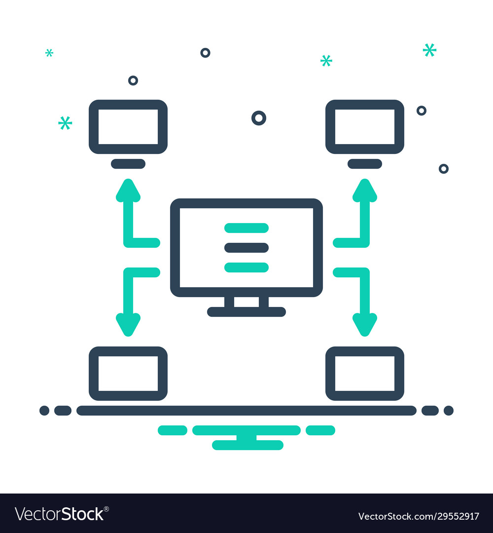 Multicast Royalty Free Vector Image - VectorStock