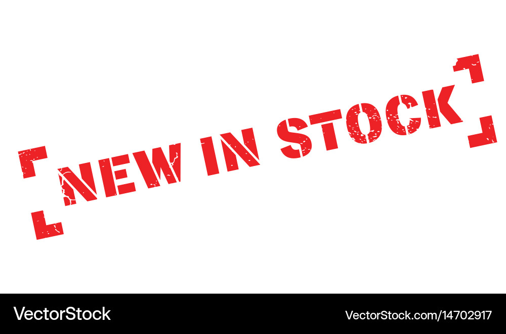 New in stock rubber stamp Royalty Free Vector Image