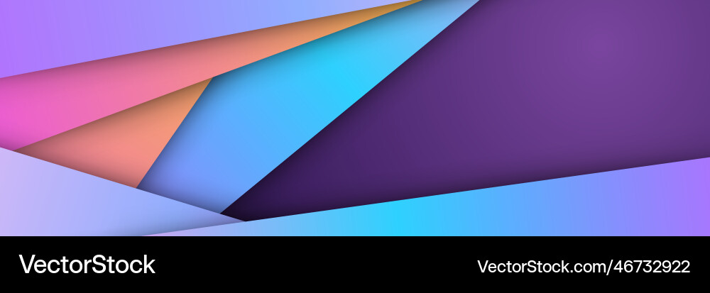 Bright colourful colorful abstract banner Vector Image