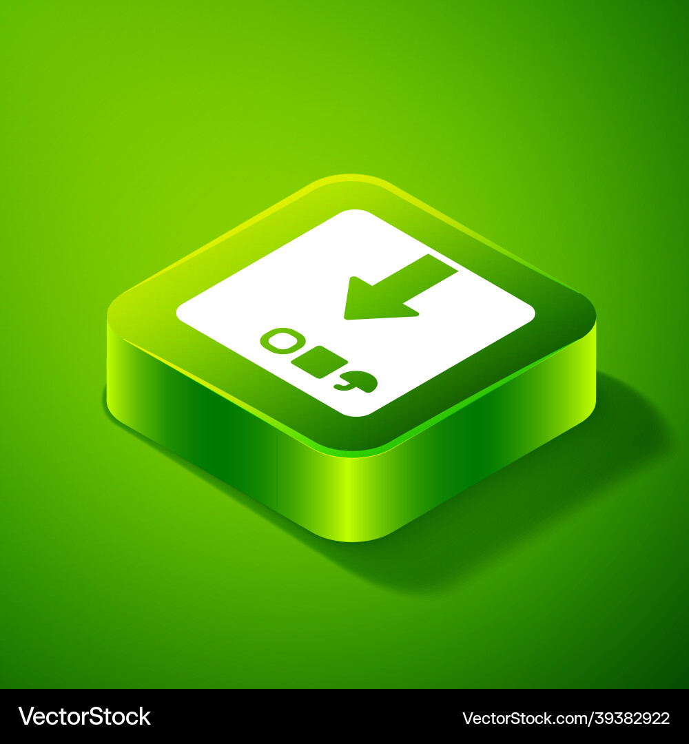 Isometric carton cardboard box icon isolated Vector Image