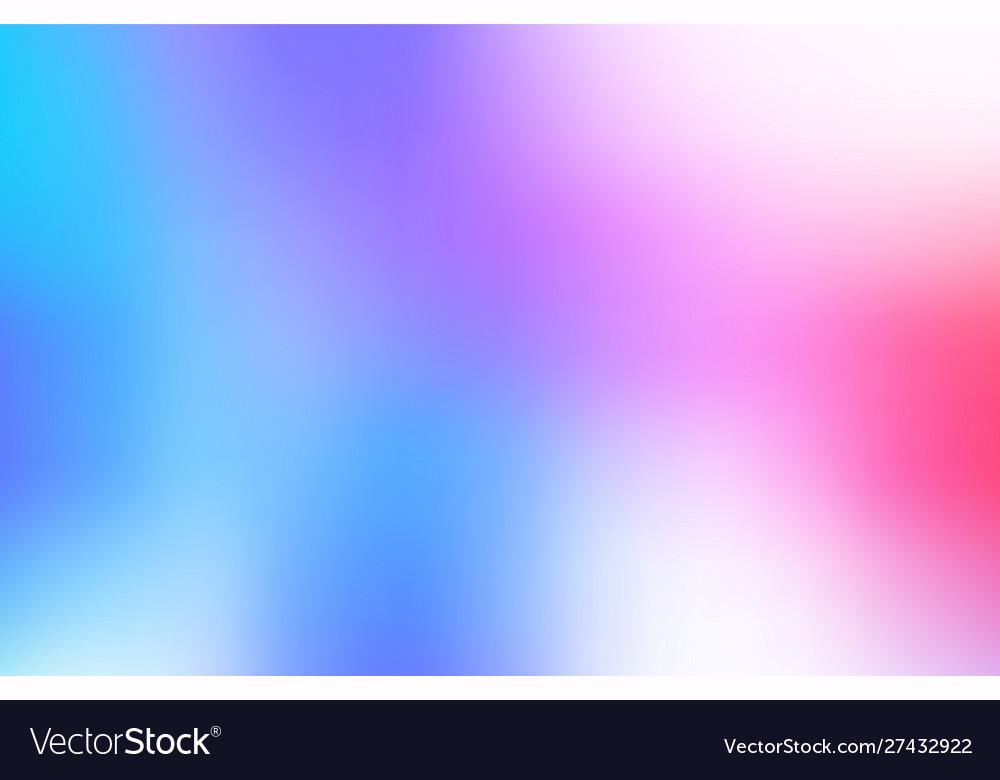 Soft color abstract gradient blurred background Vector Image