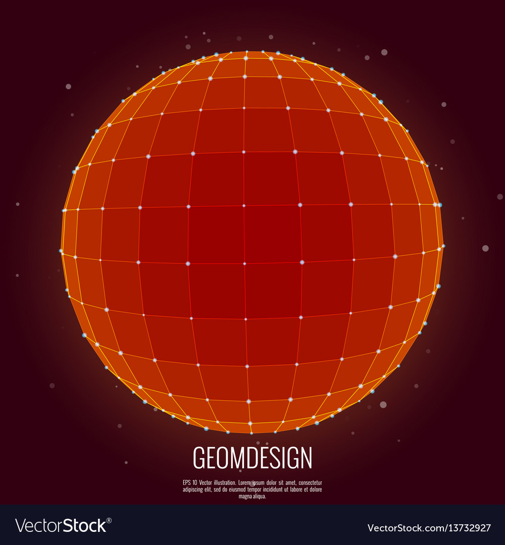 3d sphere Royalty Free Vector Image - VectorStock