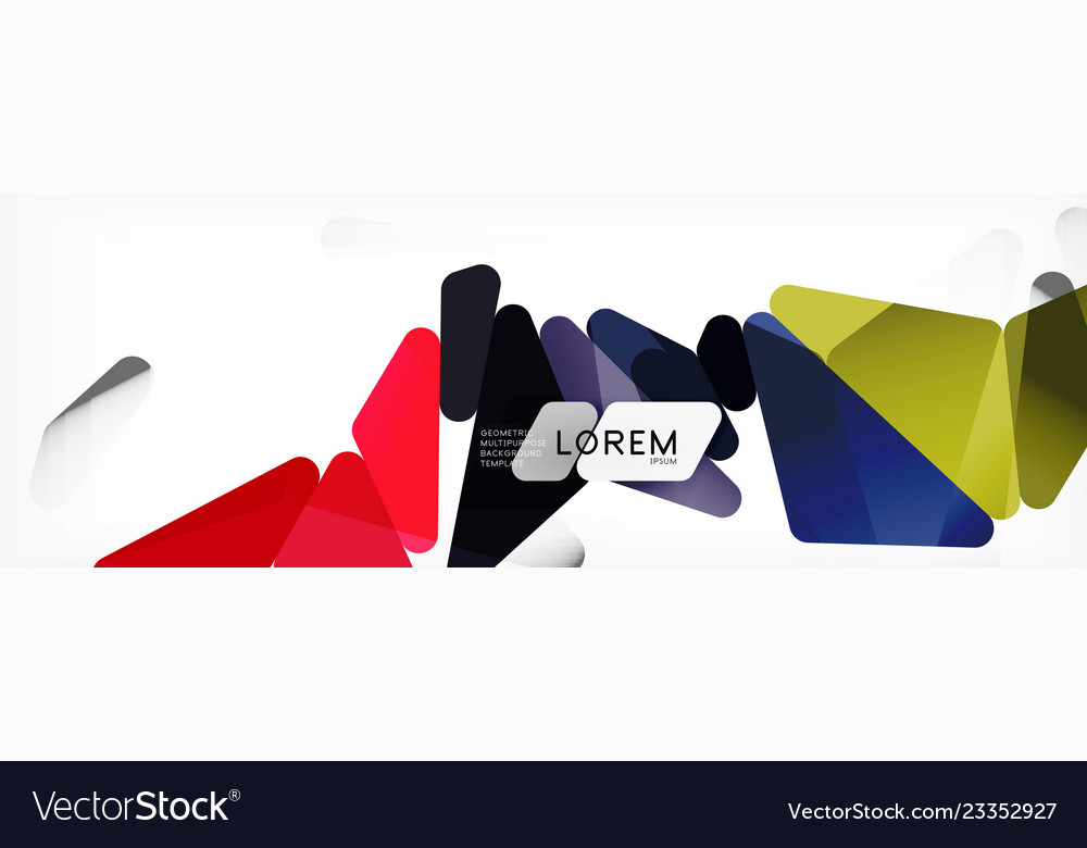 Science background abstract triangle pattern Vector Image