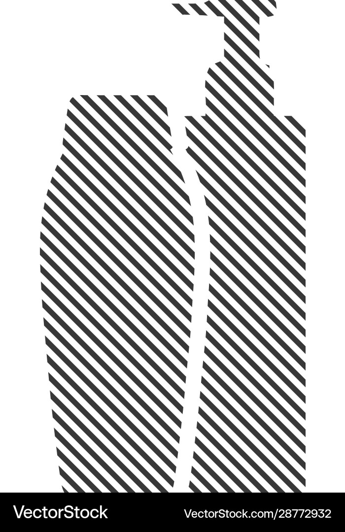 Cosmetic bottle icons stripped cosmetics bottle Vector Image