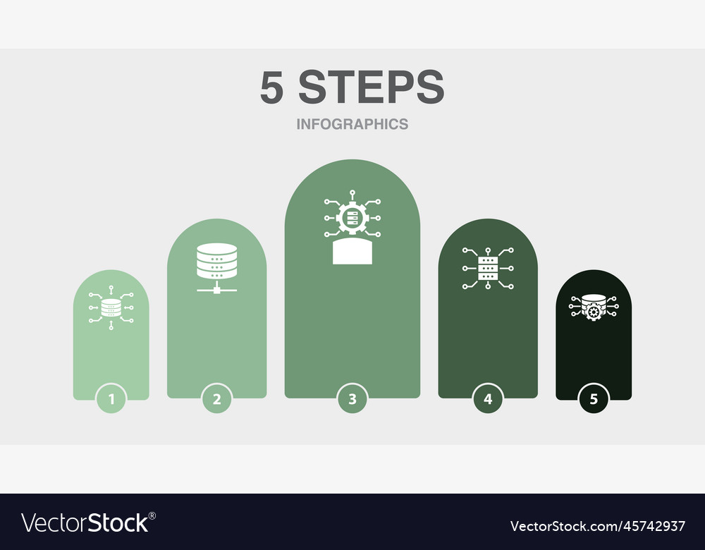 Data integration database scientist Royalty Free Vector