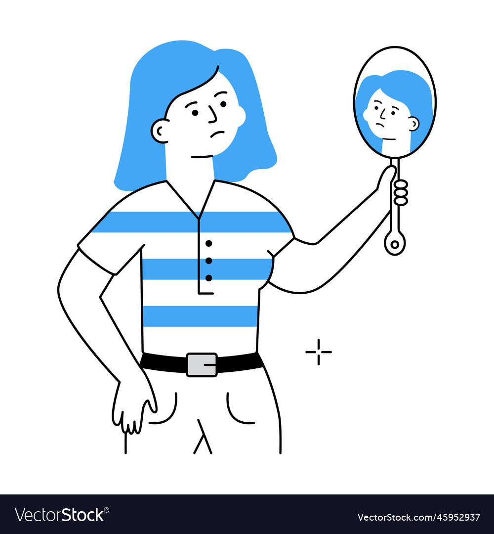 Insecurity Royalty Free Vector Image - VectorStock