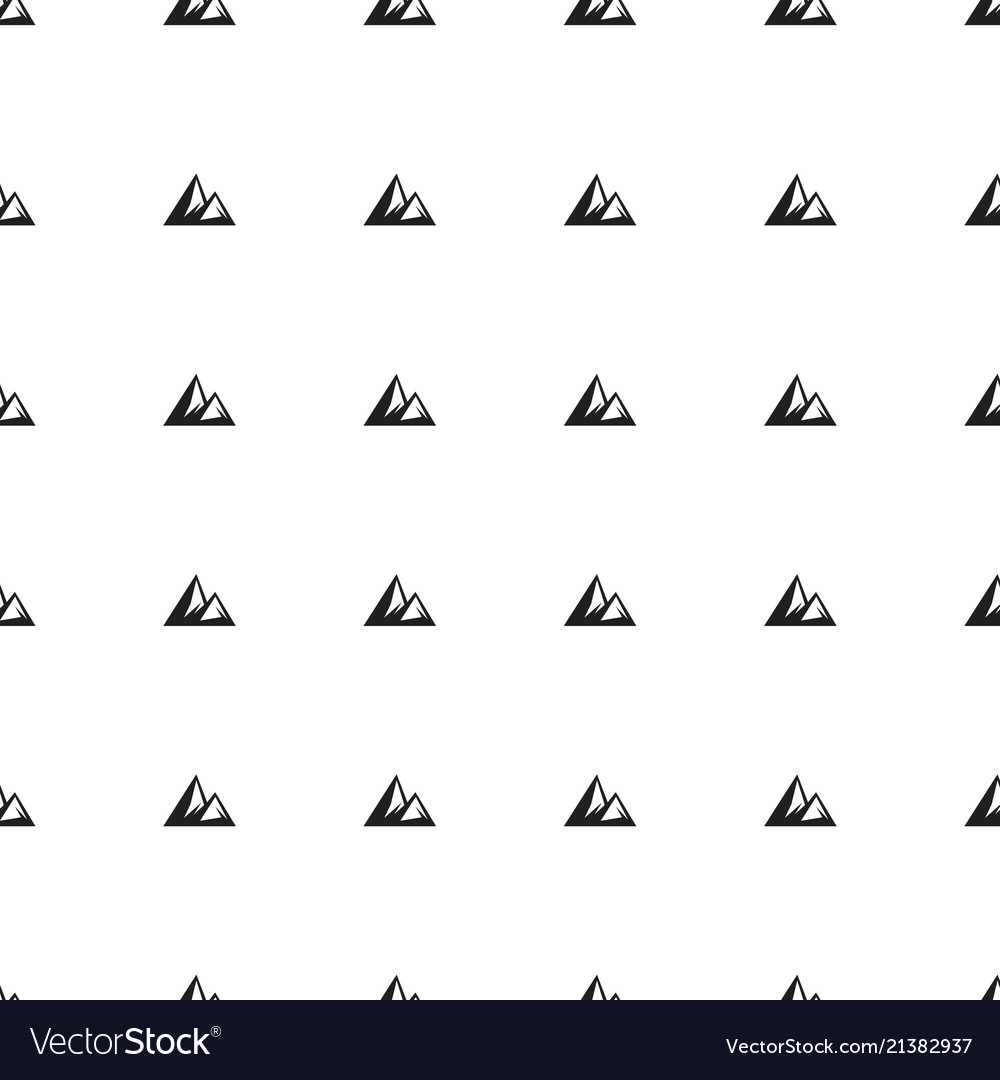 Mountain background pattern Royalty Free Vector Image