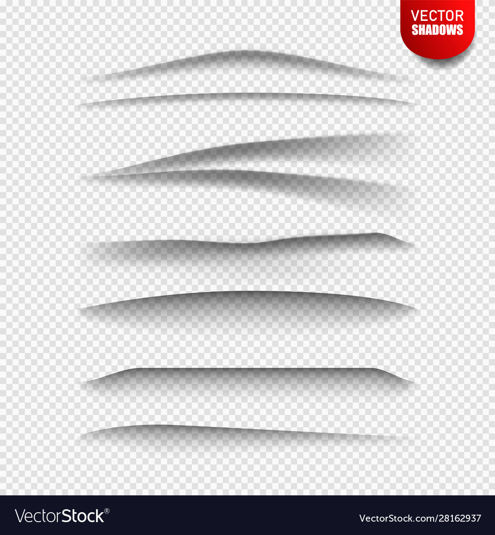 Paper shadow effect Royalty Free Vector Image - VectorStock