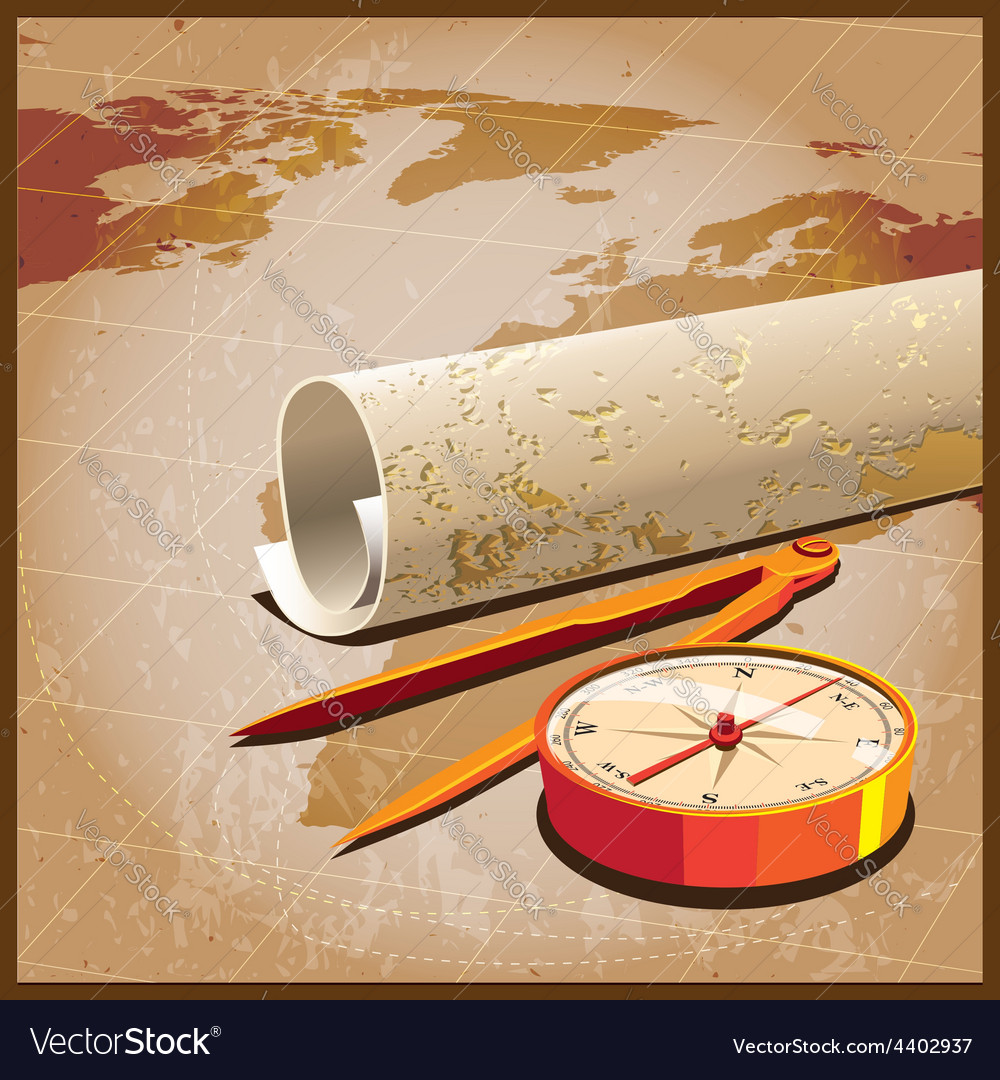 Treasure map Royalty Free Vector Image - VectorStock