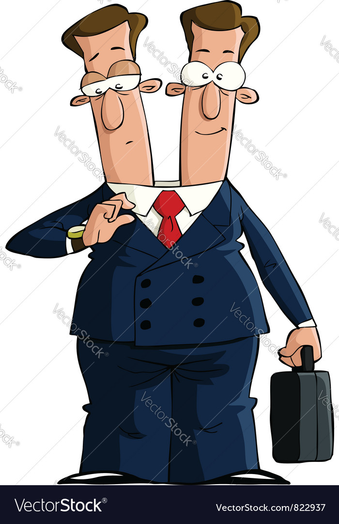 Two headed Royalty Free Vector Image - VectorStock