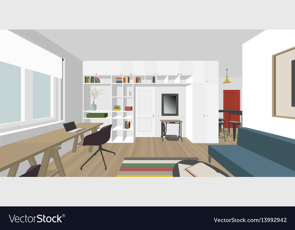Interior Royalty Free Vector Image - VectorStock