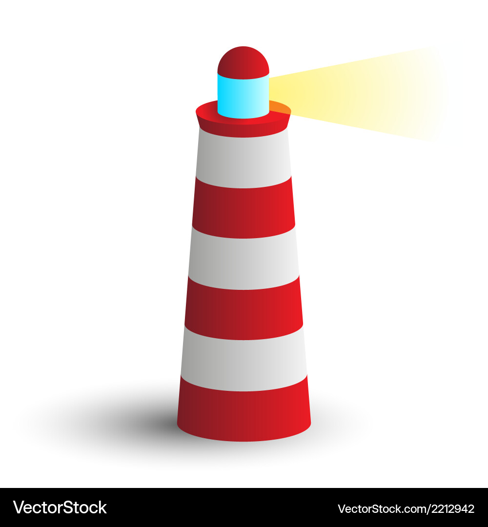 Lighthouse Royalty Free Vector Image - VectorStock