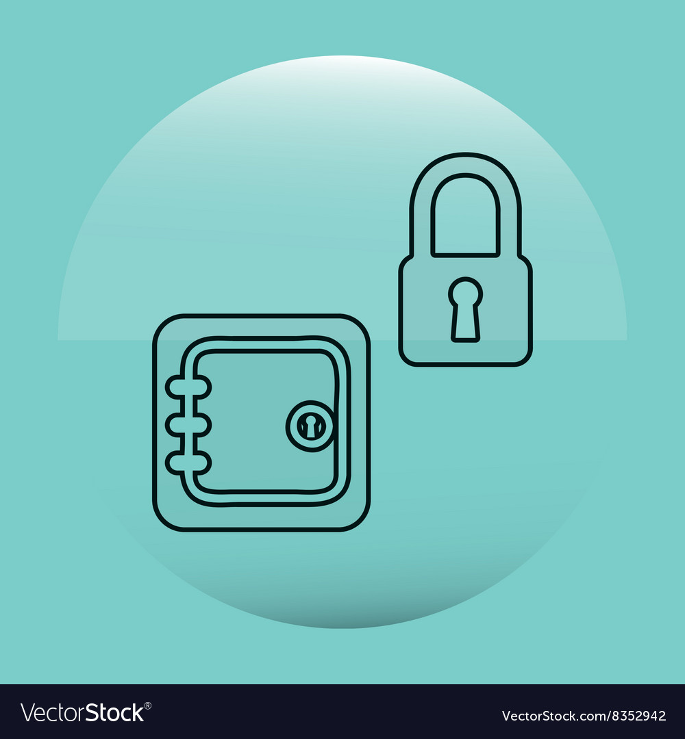 Security system design Royalty Free Vector Image