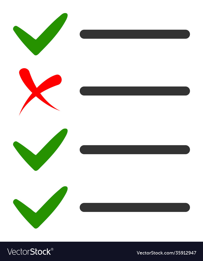 Check list flat icon symbol Royalty Free Vector Image Check list flat icon symbol Royalty Free Vector Image
