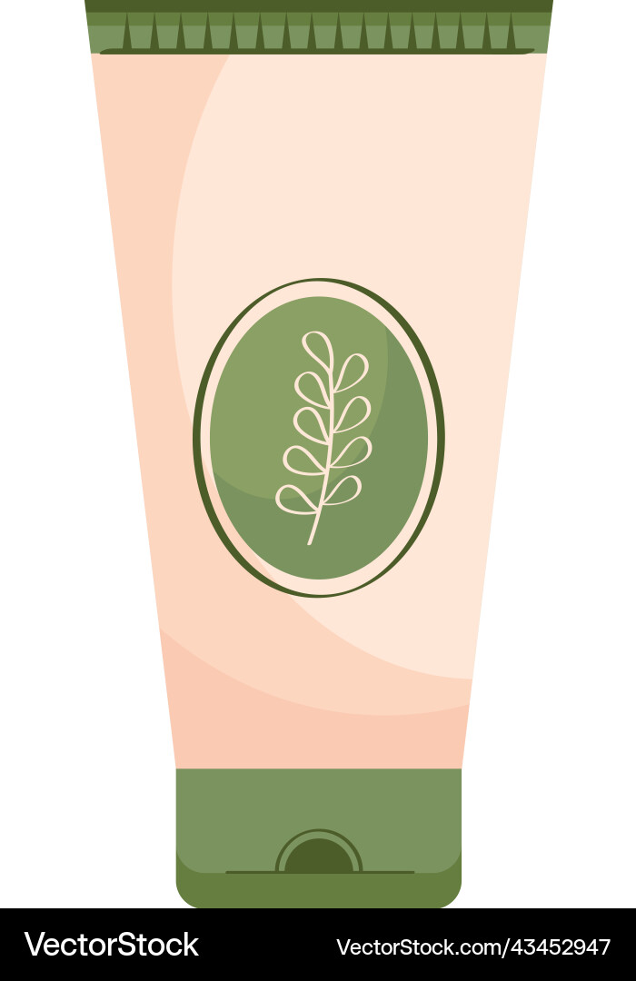 Cream cosmetic tube Royalty Free Vector Image - VectorStock