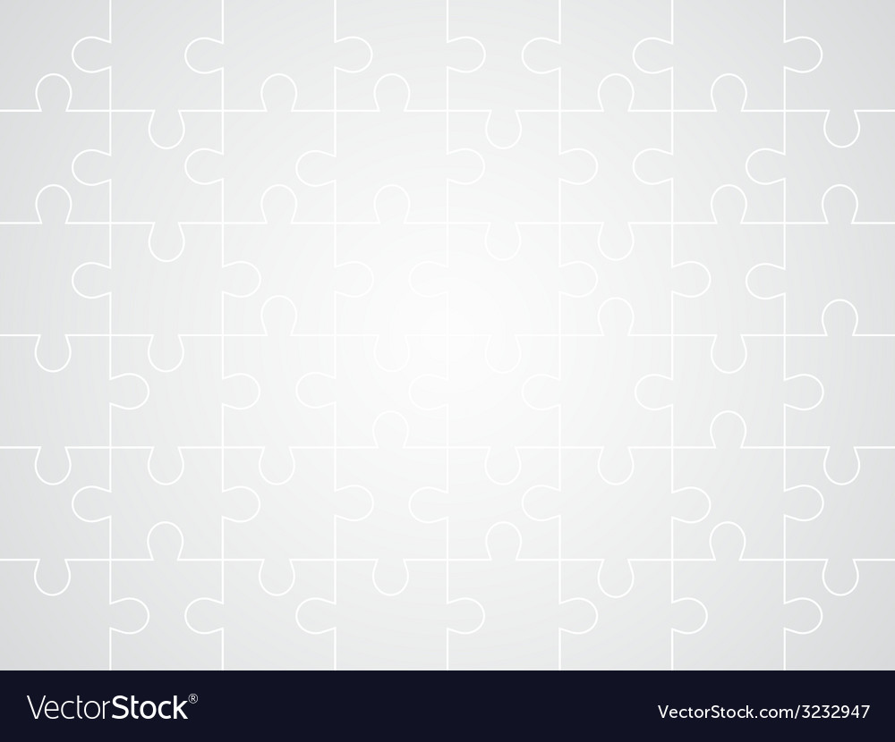 Gray puzzle background Royalty Free Vector Image