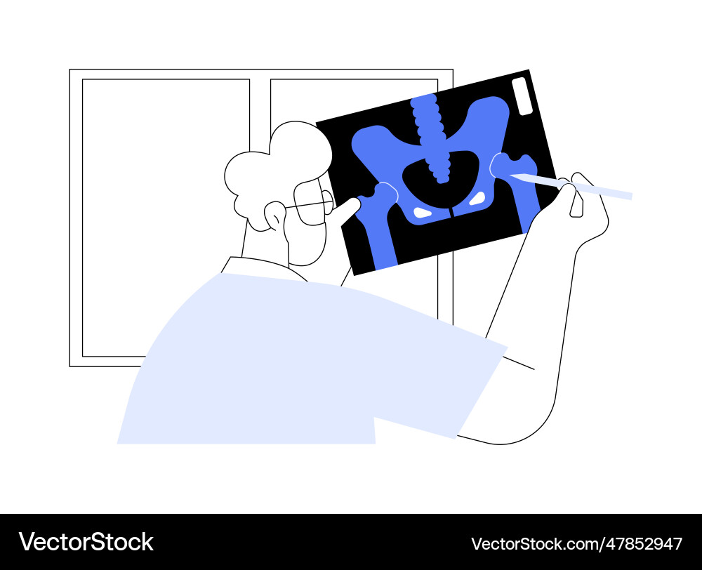 Orthopaedic trauma abstract concept Royalty Free Vector