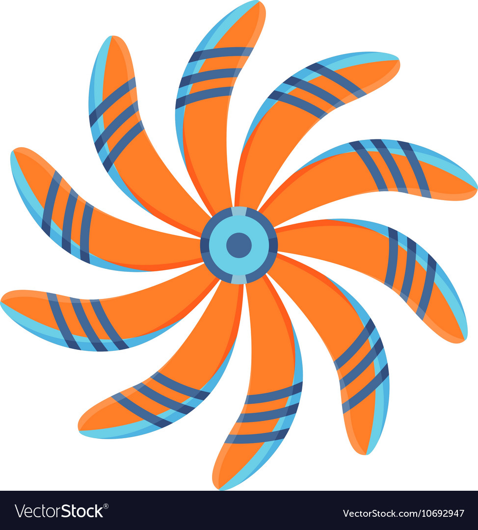 Propeller fan Royalty Free Vector Image - VectorStock