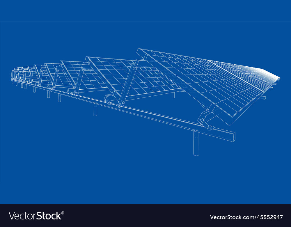 Solar panel concept Royalty Free Vector Image - VectorStock