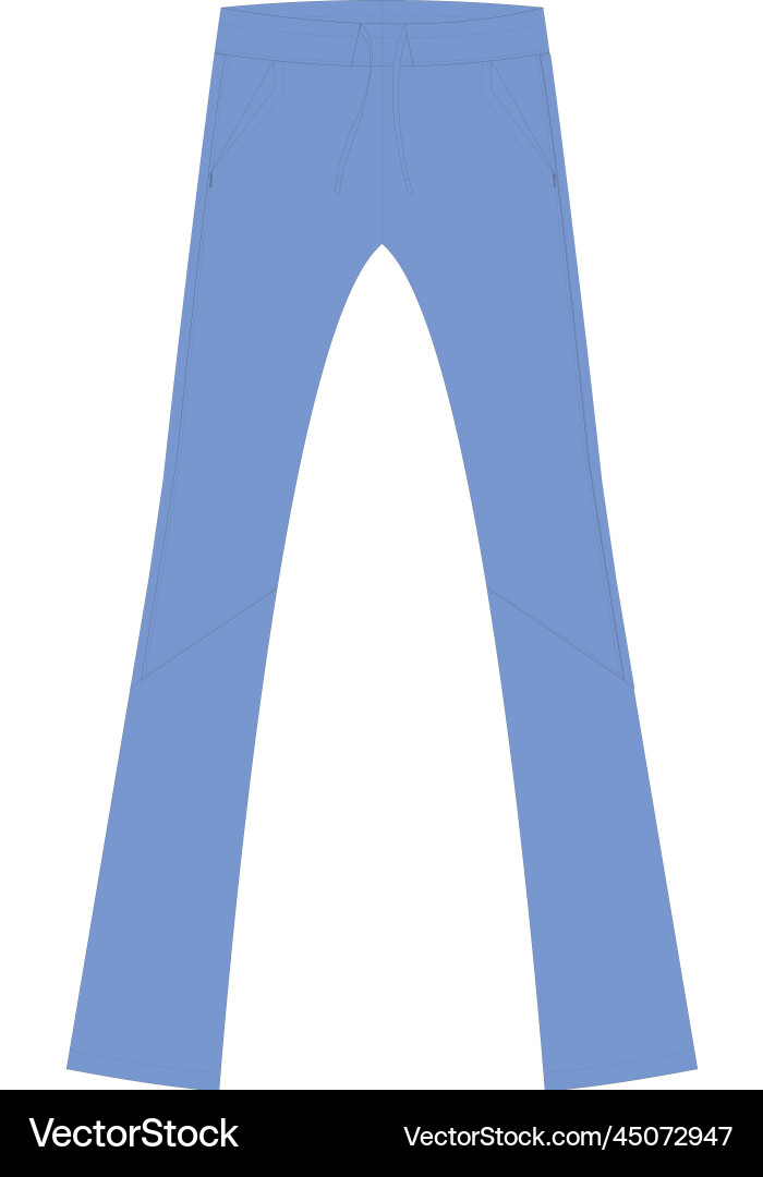 Women acti vent track pant Royalty Free Vector Image