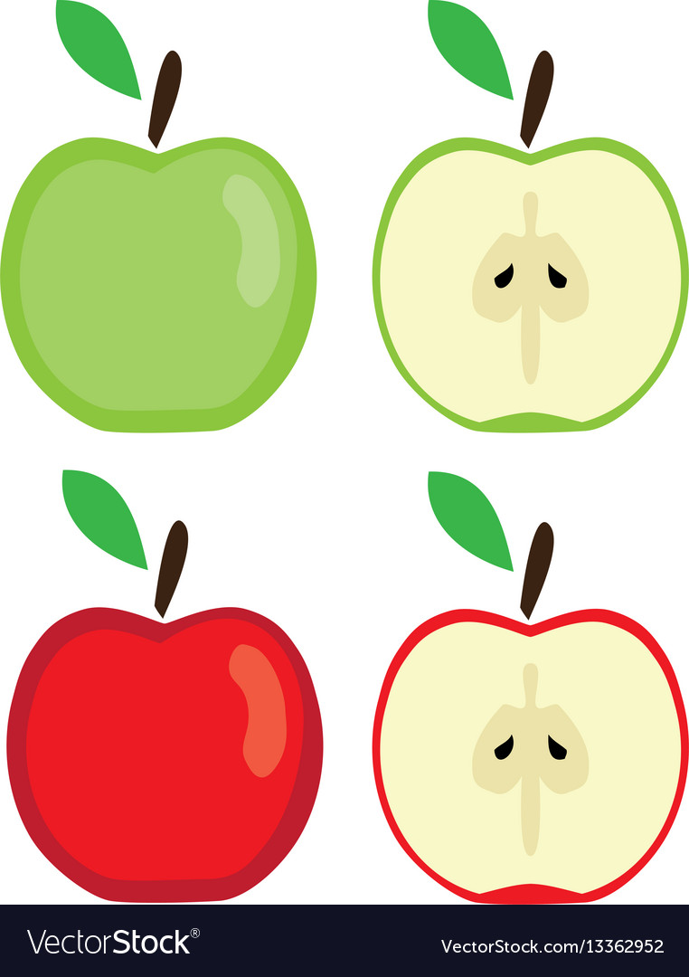 Apples Royalty Free Vector Image - VectorStock