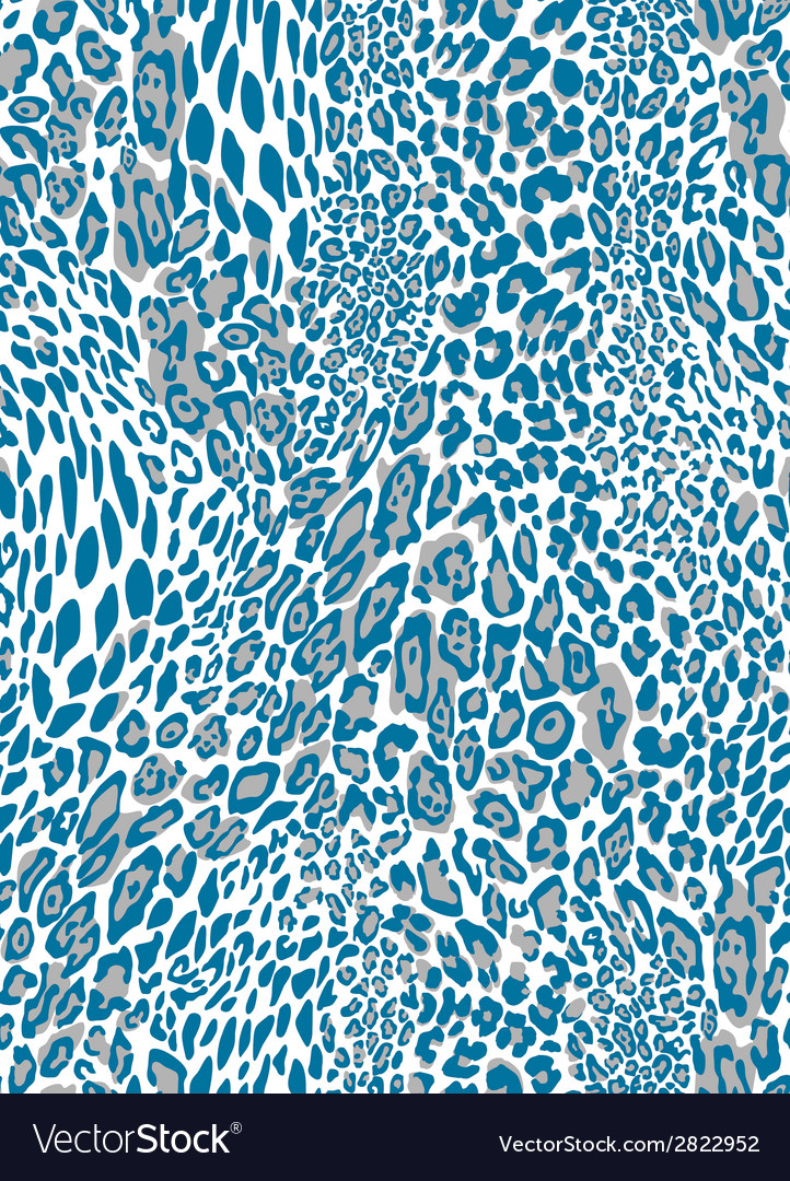 Seamless leopard pattern Royalty Free Vector Image