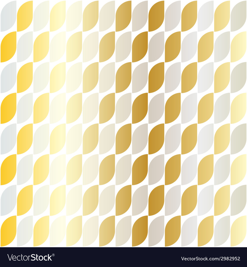 Silver gold pattern Royalty Free Vector Image - VectorStock