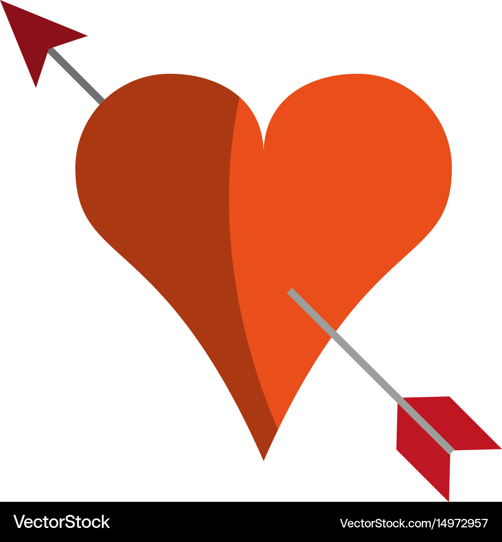 Heart cartoon love icon image Royalty Free Vector Image