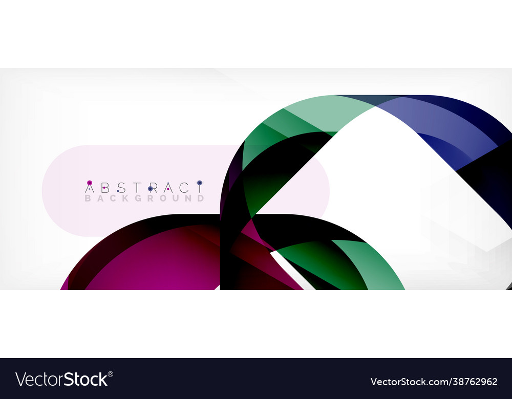 Abstract square shape with overlapping waves Vector Image