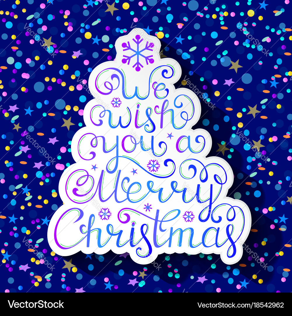 Colorful christmas card Royalty Free Vector Image