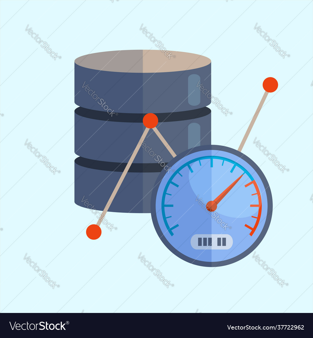 Data processing icon Royalty Free Vector Image