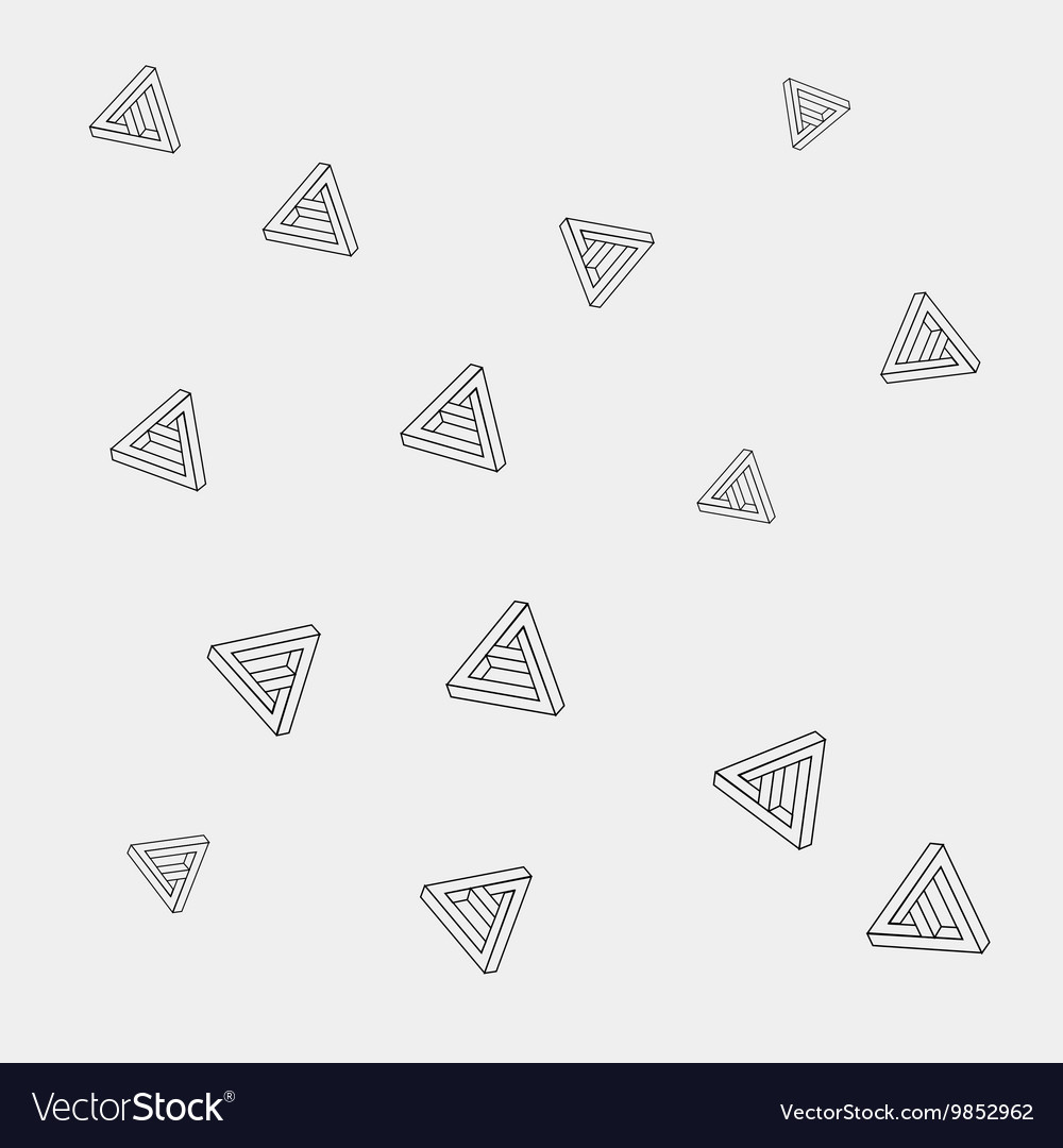 Pattern geometric seamless simple monochrome Vector Image