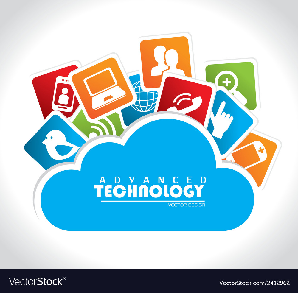 Studio pc 066 Royalty Free Vector Image - VectorStock