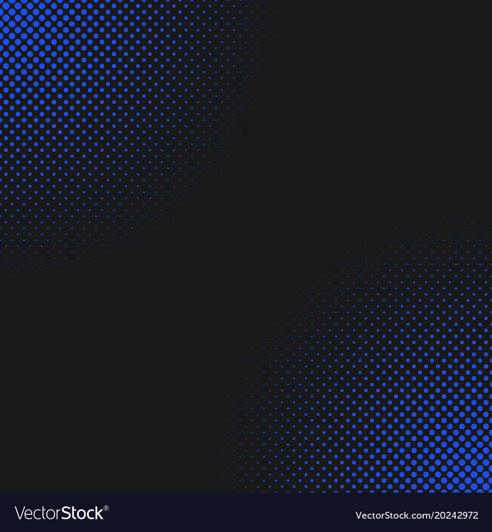 Abstract Geometrical Halftone Dot Pattern Vector Image