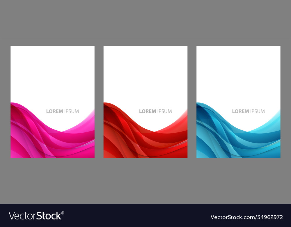Abstract header blue pink red wave design Vector Image Abstract header blue pink red wave design Vector Image