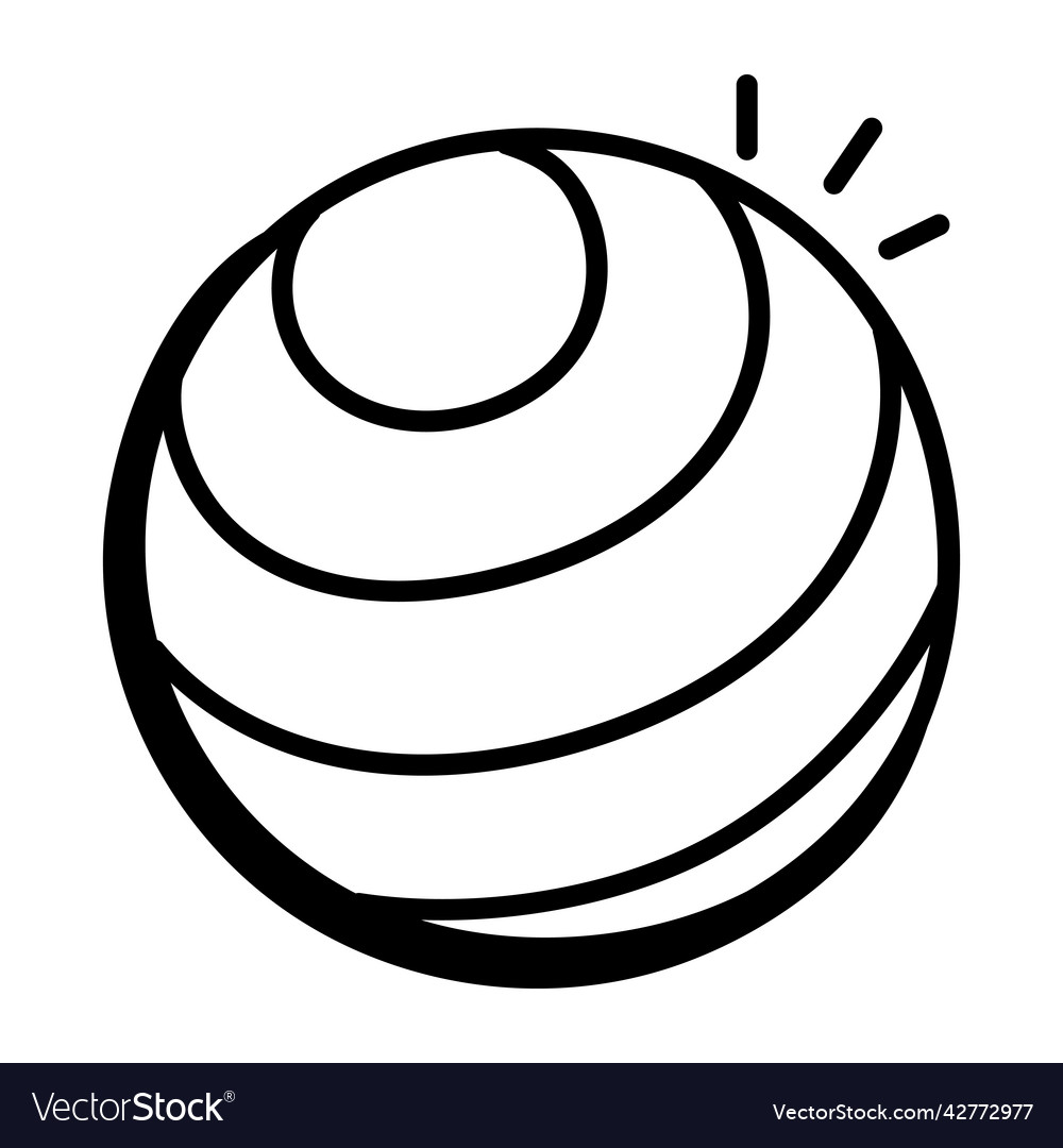 Exercise ball Royalty Free Vector Image - VectorStock