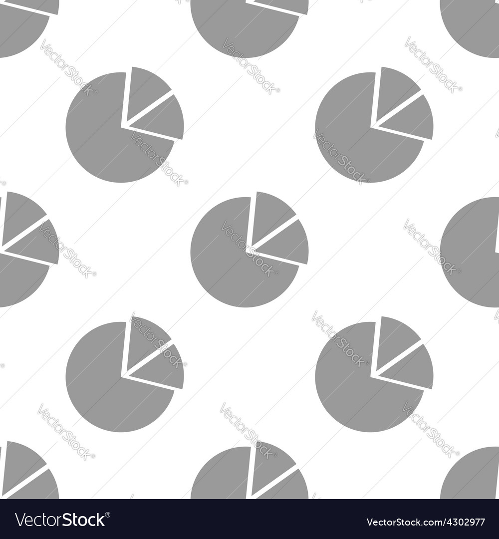 New circle chart seamless pattern Royalty Free Vector Image