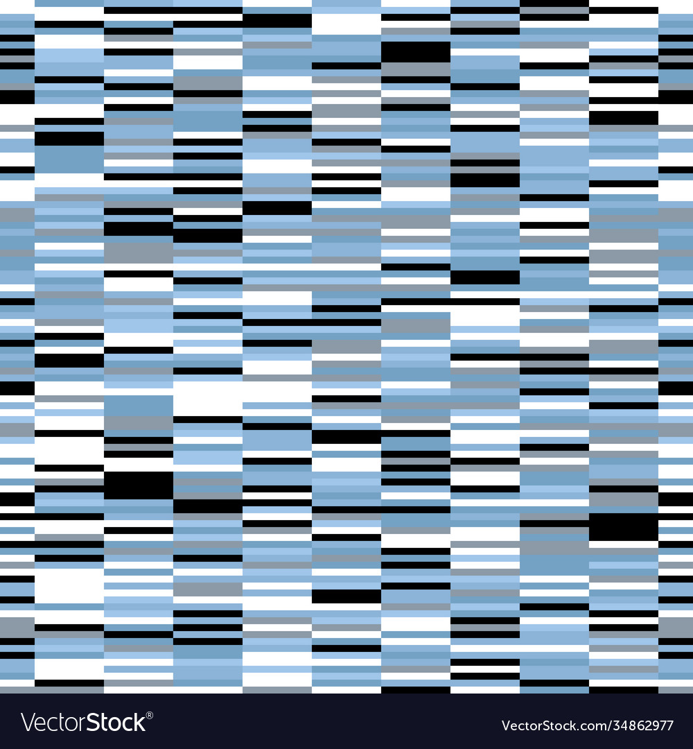 Seamless pattern with horizontal colored lines Vector Image