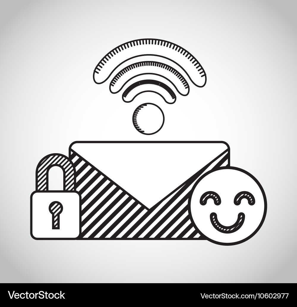 Wifi connection signal icons Royalty Free Vector Image